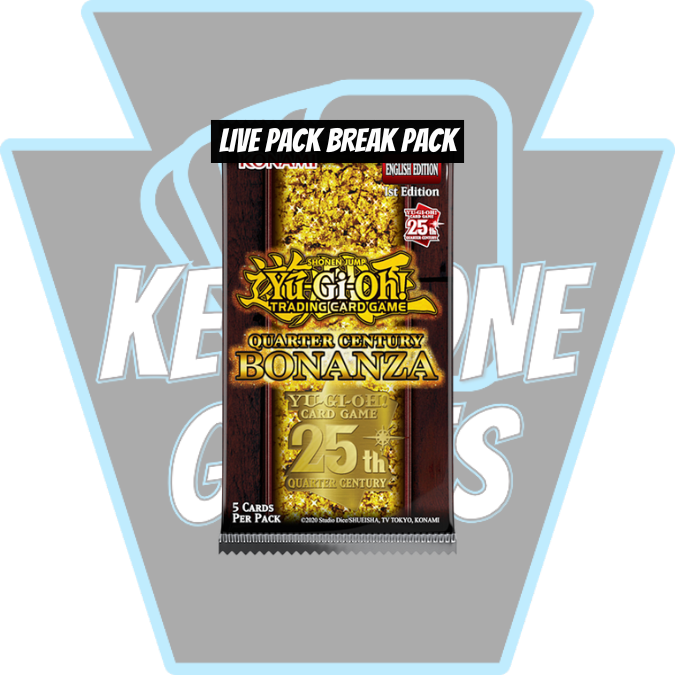 Keystone Live Pack Break Pack: Yu-Gi-Oh!: Quarter Century Bonanza ...