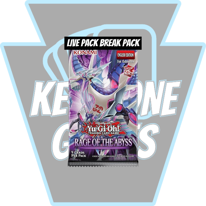 Keystone Live Pack Break Pack: Yu-Gi-Oh!: Rage of the Abyss – Keystone ...