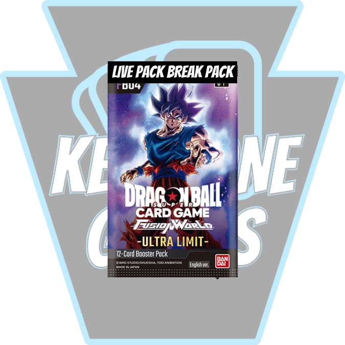 Keystone Live Pack Break Pack: Dragon Ball Super Fusion World: Ultra L ...