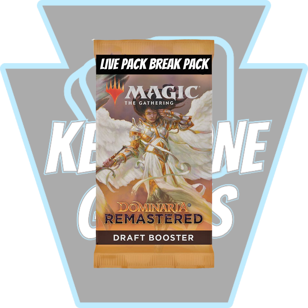 Keystone Live Pack Break Pack: MTG: Dominaria Remastered Draft Booster ...