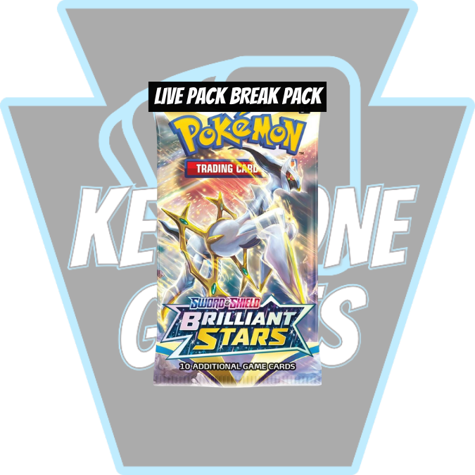 Keystone Live Pack Break Pack: Pokémon TCG: Brilliant Stars – Keystone ...